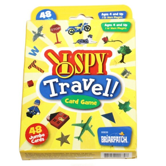 Briarpatch | Toys | Briarpatch I Spy Travel Card Game Ages 4 48 Jumbo ...